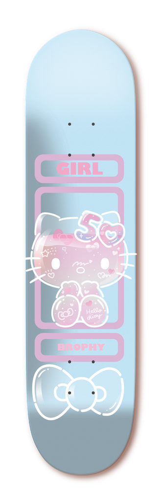 Girl x Hello Kitty 50th Brophy 8.6" Skateboard Deck – Silicon Power ...