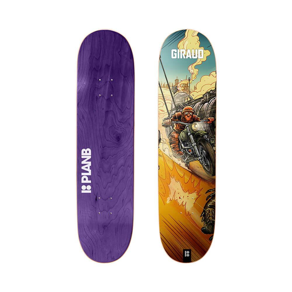 PLAN B SUPERCHARGED GIRAUD 8.125" SKATEBOARD DECK – Silicon Power Store ...