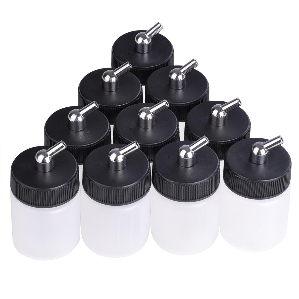 Yescom Plastic Airbrush Bottle Siphon Jar Paint 22cc 10Pcs – Silicon ...