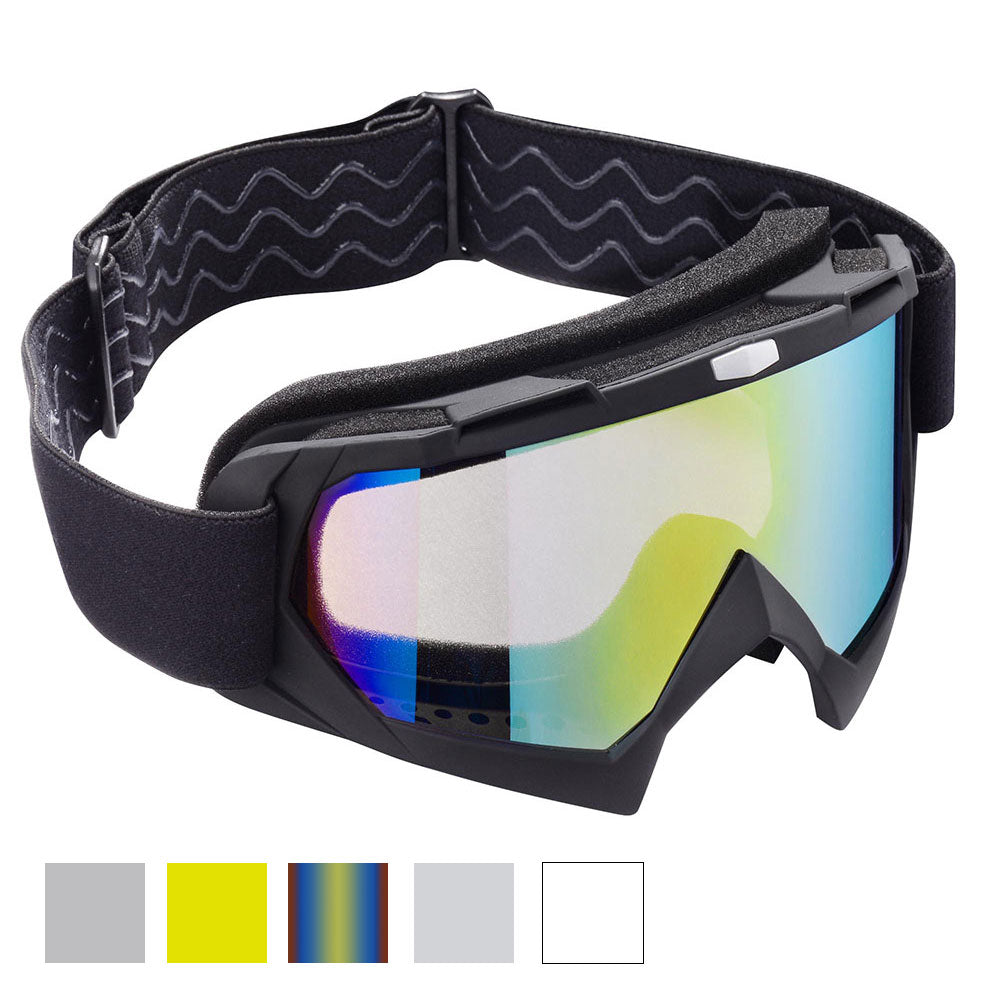 Yescom Dirt Bike Goggles Bendable Motocross ATV Riding Glasses ...