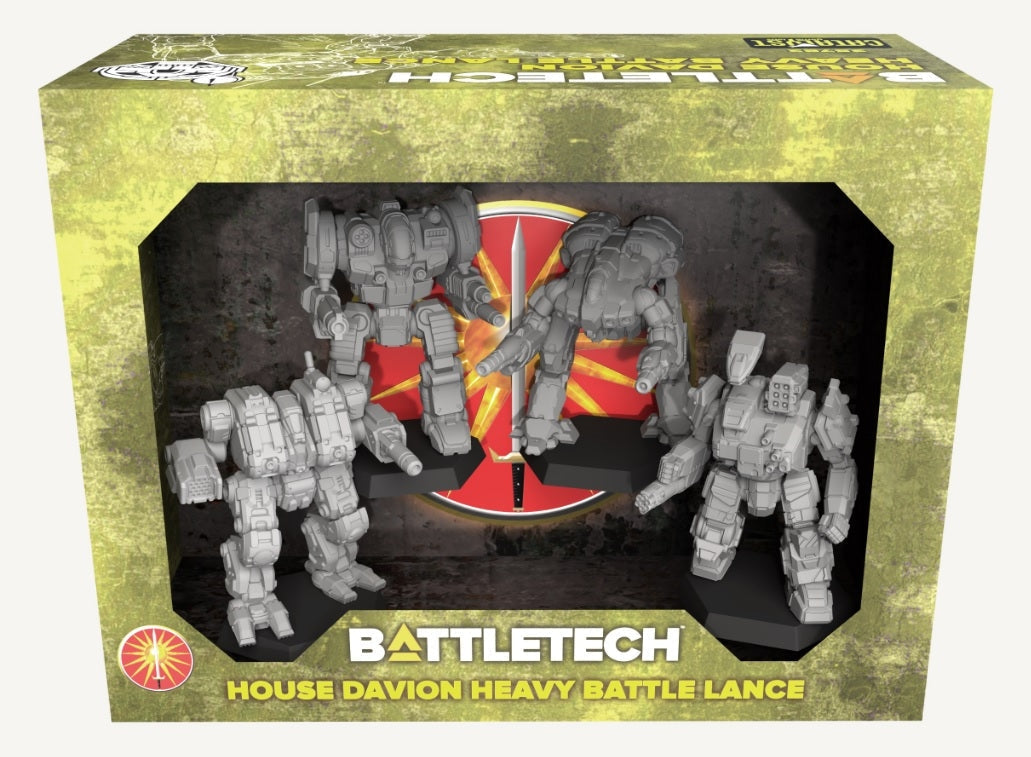 BattleTech: House Davion Heavy Battle Lance Force Pack – Silicon Power ...