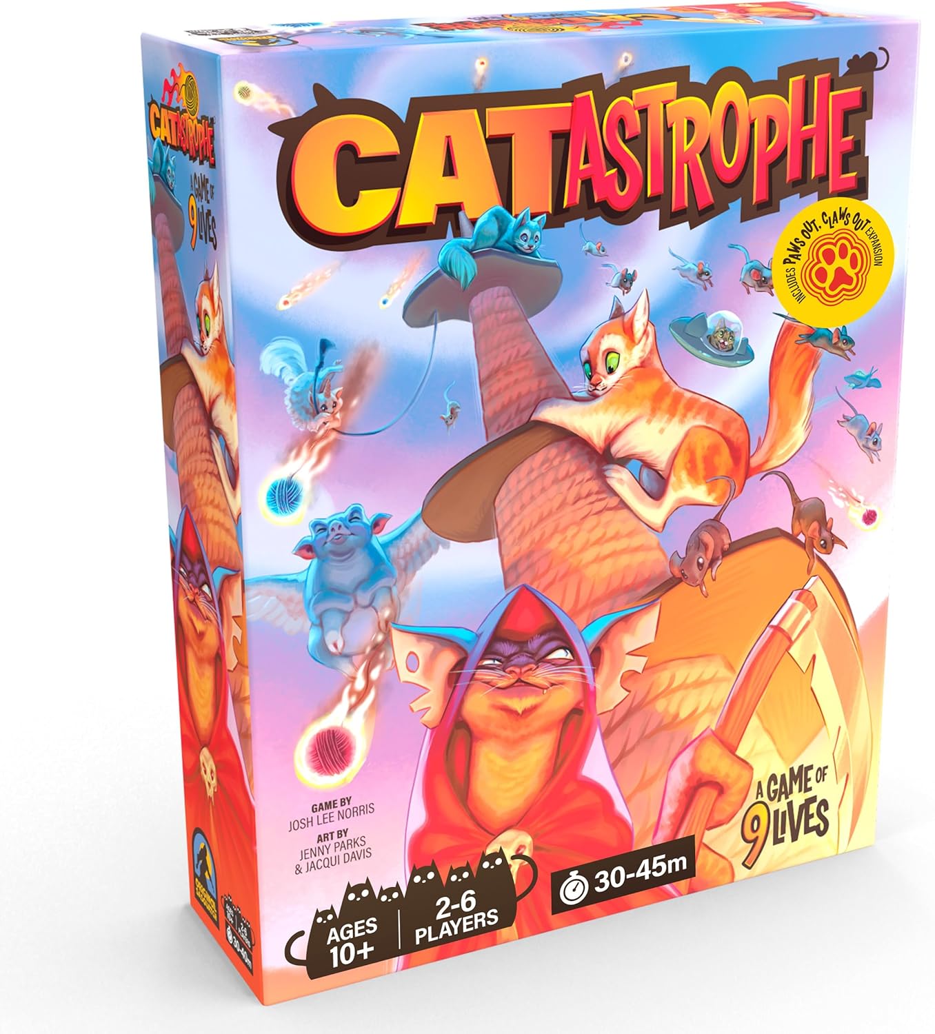 CATastrophe: A Game of 9 Lives with Paws Out Expansion Pack – Silicon ...
