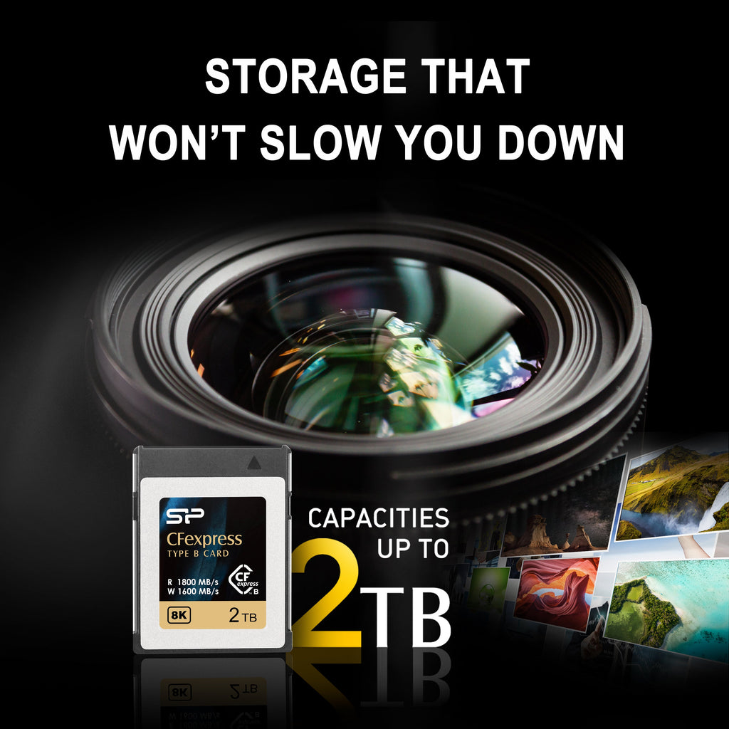Silicon Power 256GB-2TB CFexpress Type B Memory Card