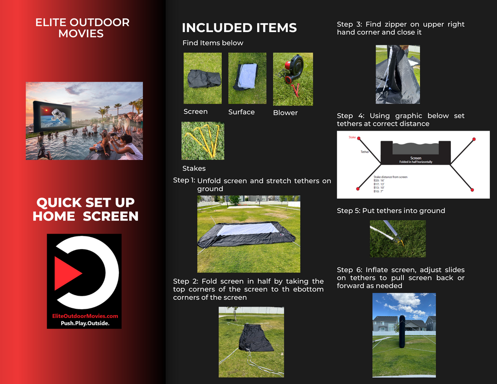 Elite Outdoor Movies 17' Home Outdoor Cinema System – Silicon Power ...