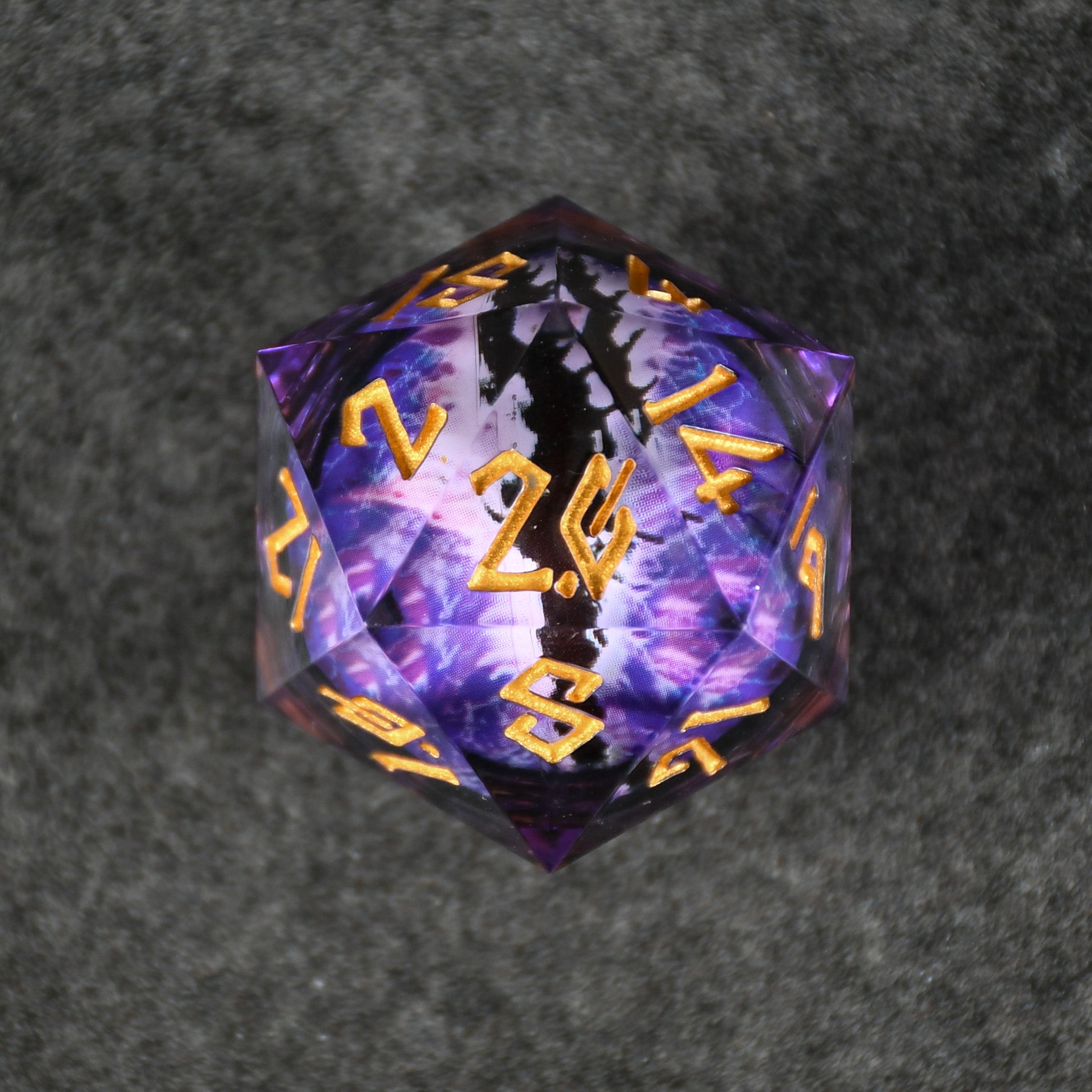Enchanted Dragon (Black/Gold) Liquid Core 30mm D20 'PRE-ORDER | SPRING ...