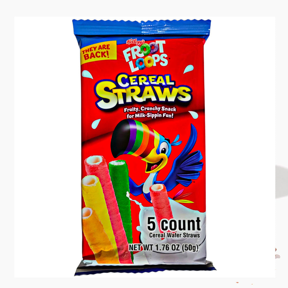 Froot Loops Cereal Straws 5 Count (50g) – Silicon Power Store (US)