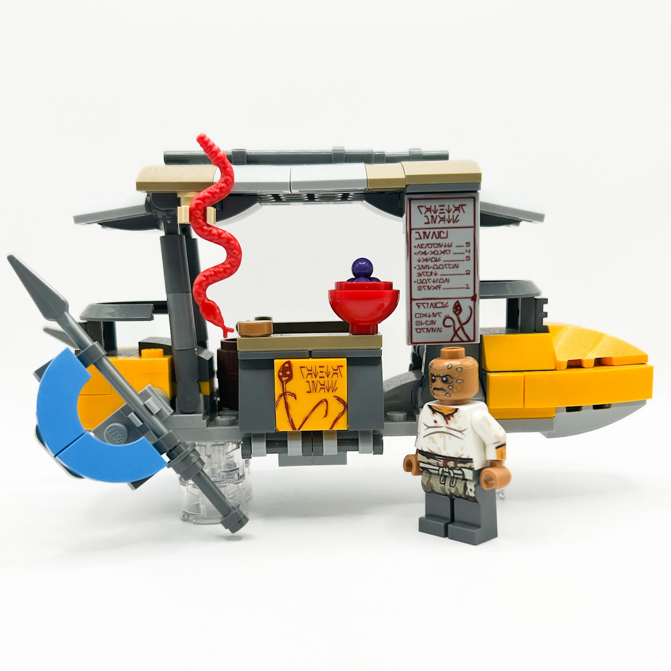 SW Rathtar Meat Food Skiff Set made using LEGO parts - B3 Customs ...