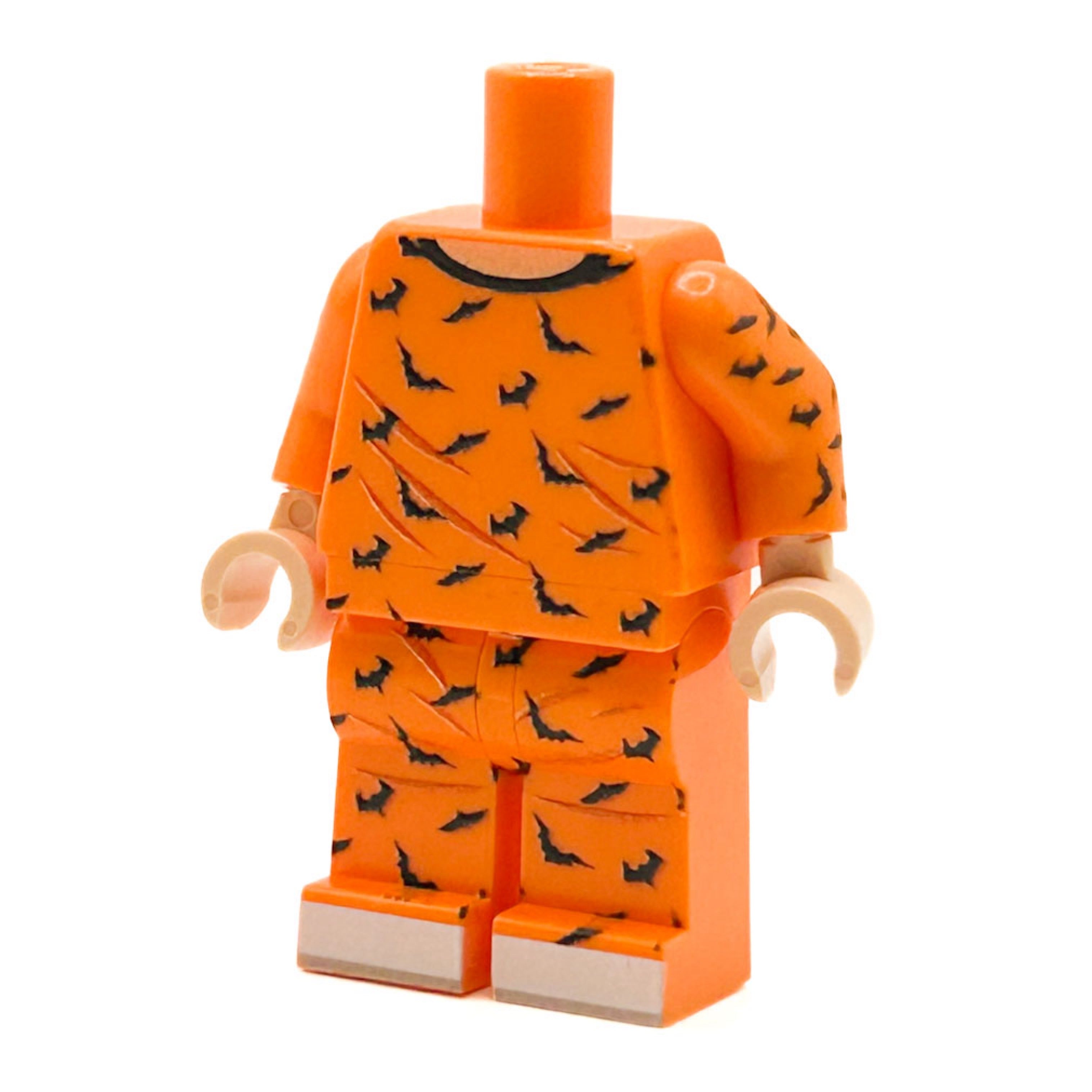 Halloween Bat PJs Minifig Body made using LEGO parts - B3 Customs ...