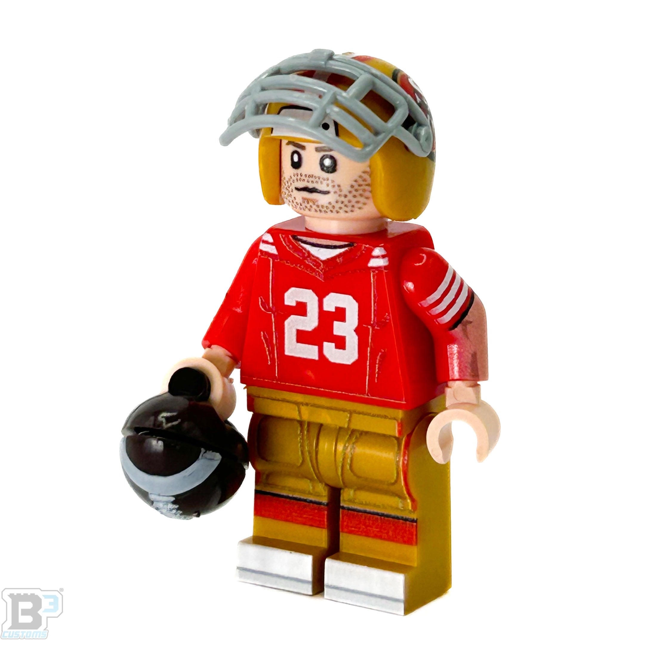 #23 RB San Francisco Football Player Minifig made using LEGO parts - B ...