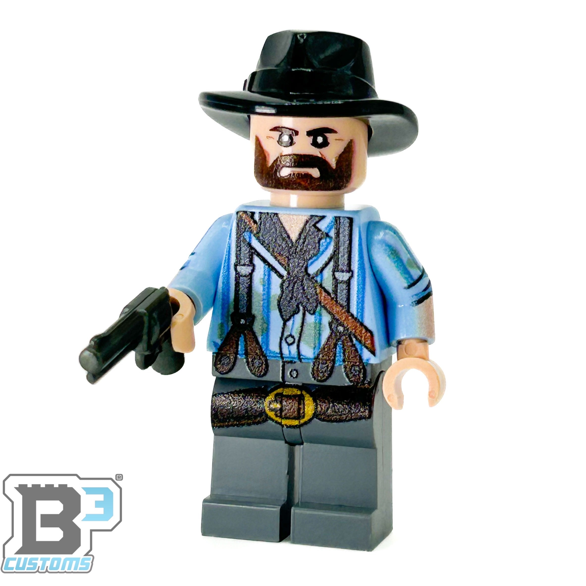 Arthur Red Brick Redemption Minifig made using LEGO parts - B3 Customs ...