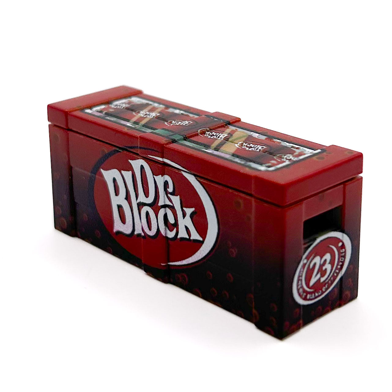 Dr. Block Soda BrickArms Custom Printed Crate - B3 Customs – Silicon ...