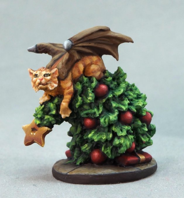 Reaper Miniatures Holiday: Cat Dragon in Tree – Silicon Power Store (US)