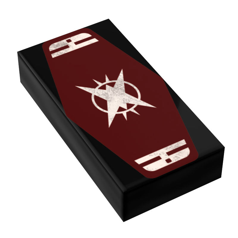 Red Ace Sabacc Card Custom Printed 1x2 Tile made using LEGO part - B3 ...