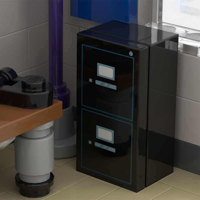 B3 Customs® Filing Cabinet for Minifigs made using LEGO parts – Silicon ...
