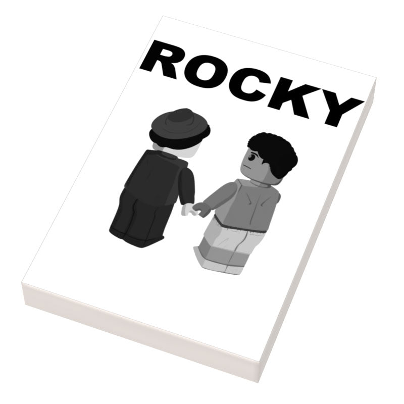 Rocky Movie Cover (2x3 Tile) made using LEGO parts - B3 Customs ...