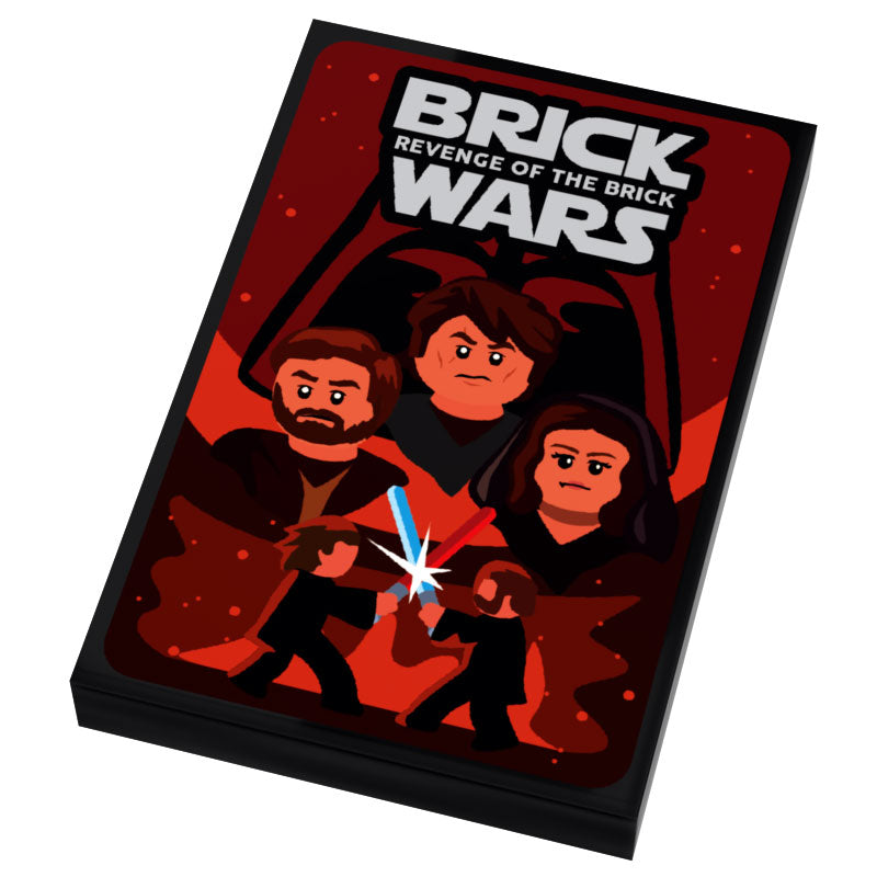 Brick Wars: Revenge of the Brick (EP. 3) Movie Tile Cover (2x3 Tile) m ...