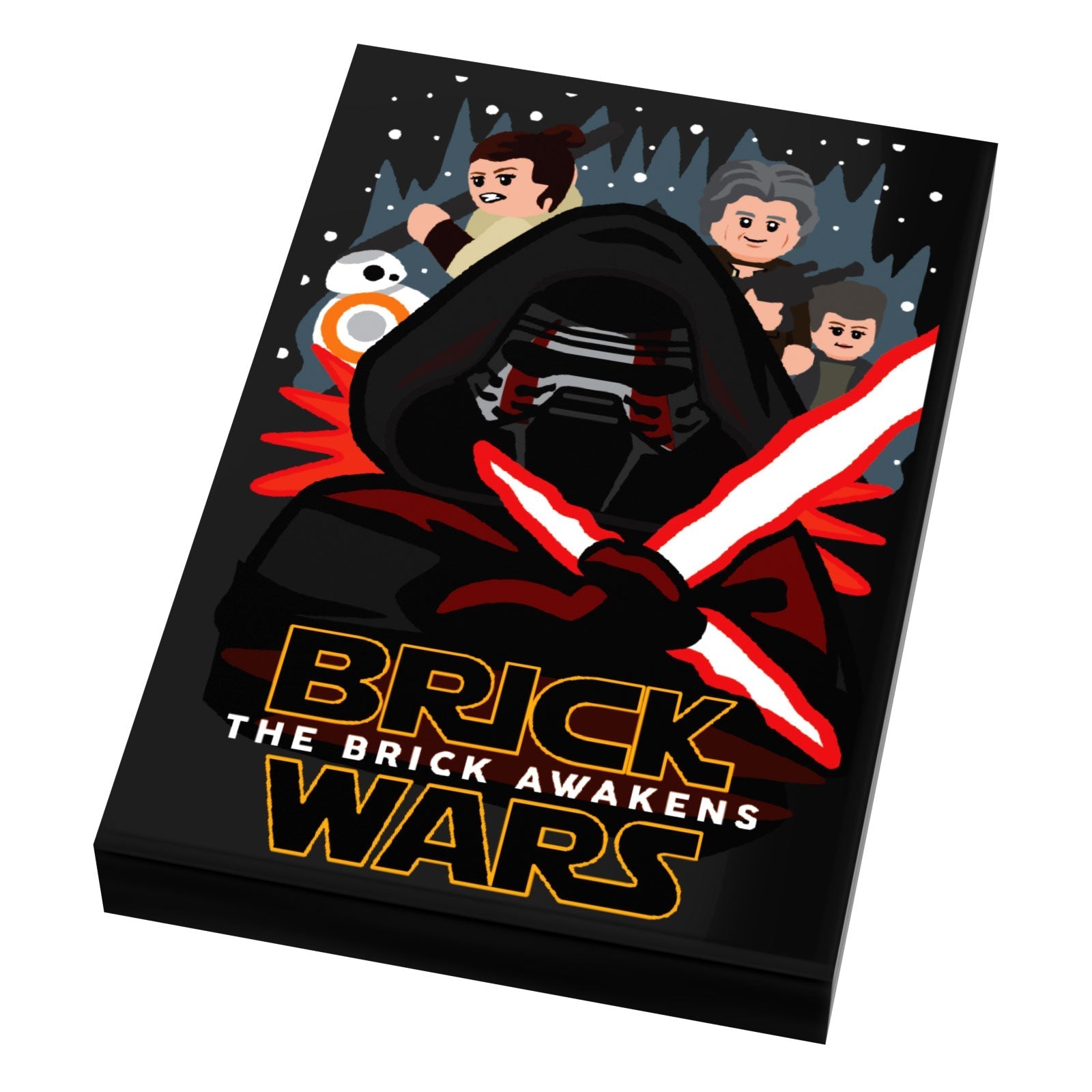 Brick Wars: Brick Awakens (EP. 7) Movie Tile Cover (2x3 Tile) made usi ...