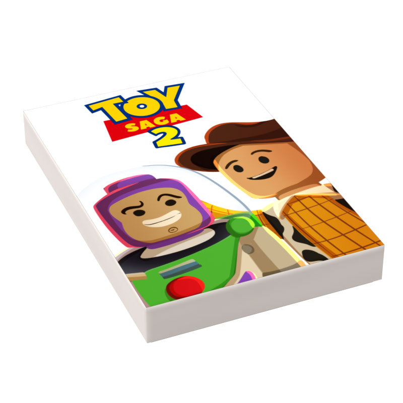 Toy Saga 2 Movie Cover (2x3 Tile) made using LEGO parts - B3 Customs ...