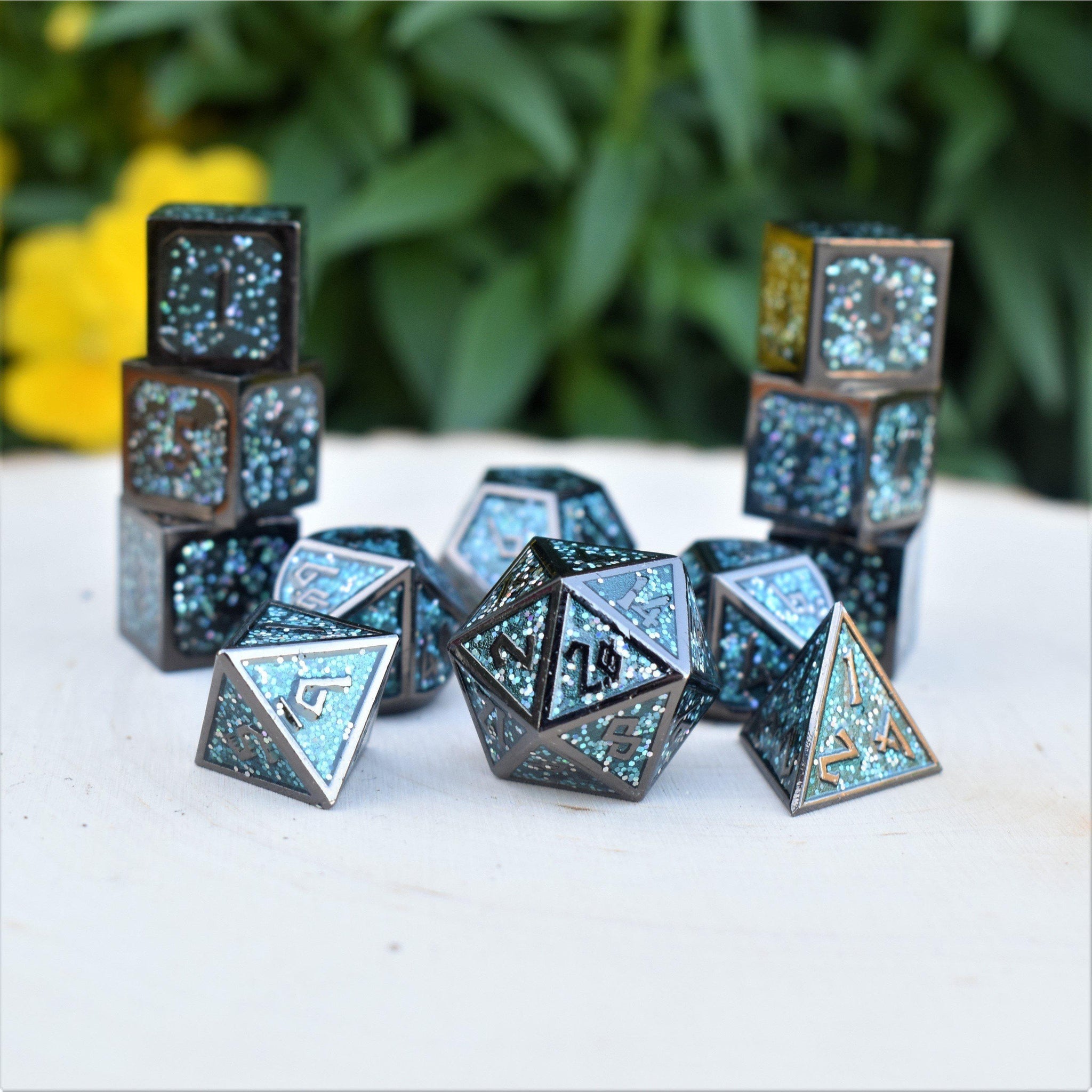 Elder Runes Midnight Dance Metal Dice Set – Silicon Power Store (US)