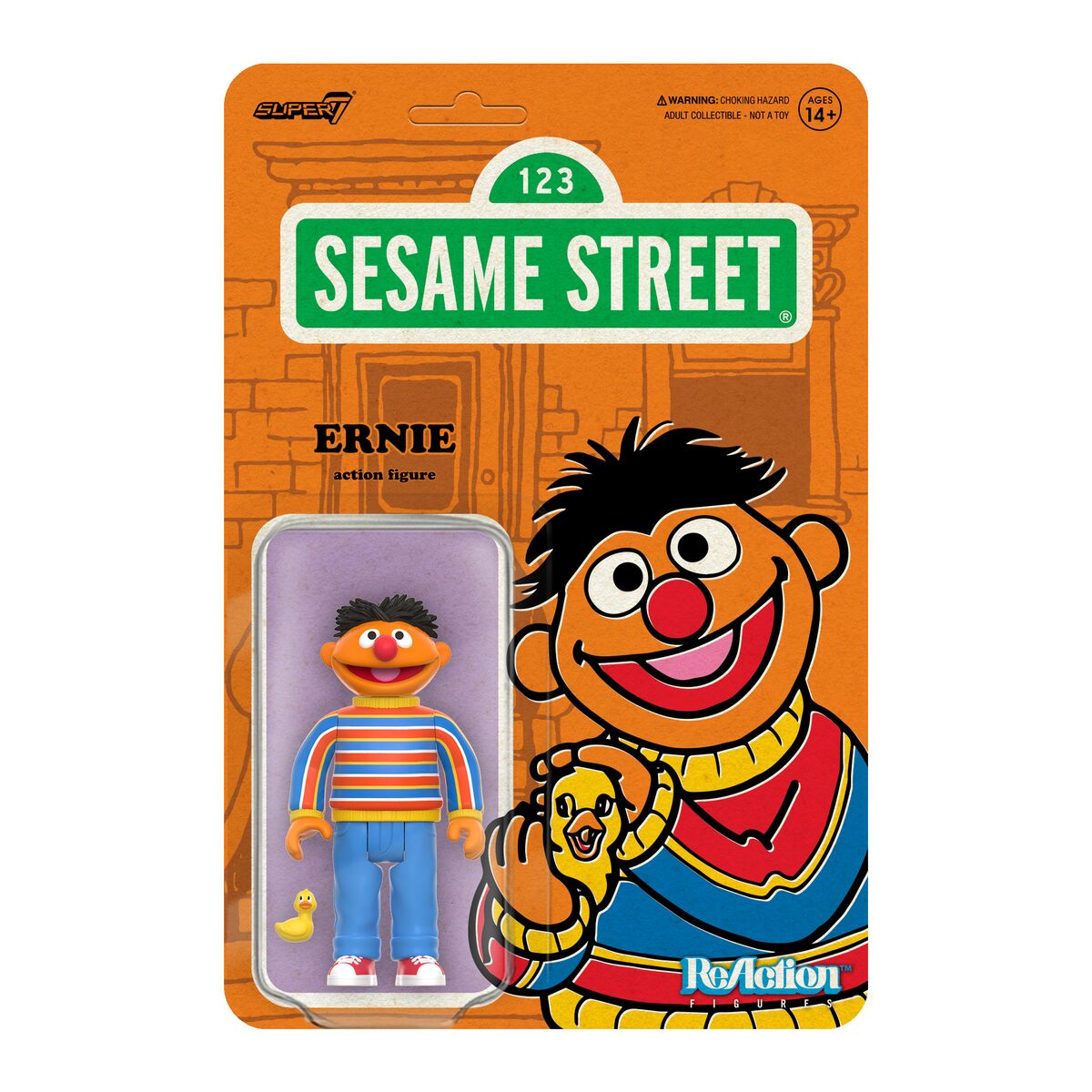Super7 x SESAME STREET - ERNIE ReAction Figure – Silicon Power Store (US)