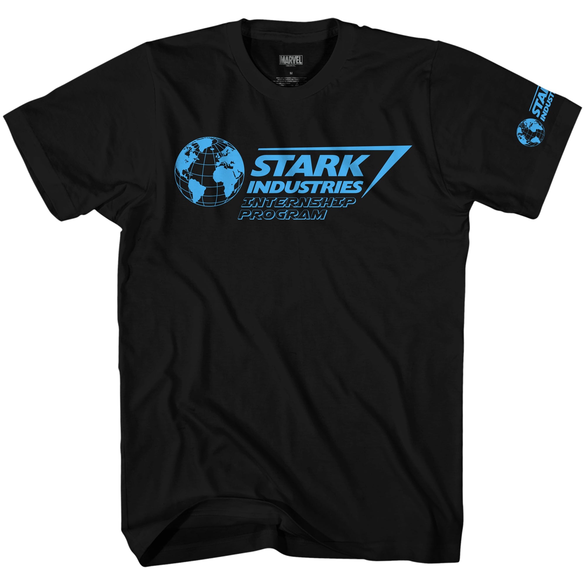 Iron Man Stark Industries Intern Marvel Adult T Shirt – Silicon Power ...