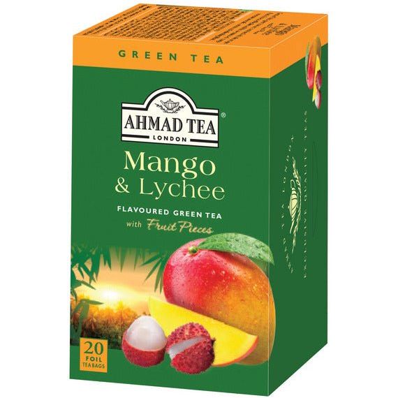 Mango & Lychee - Green Tea | 20' Tea Bags | Ahmad Tea – Silicon Power ...