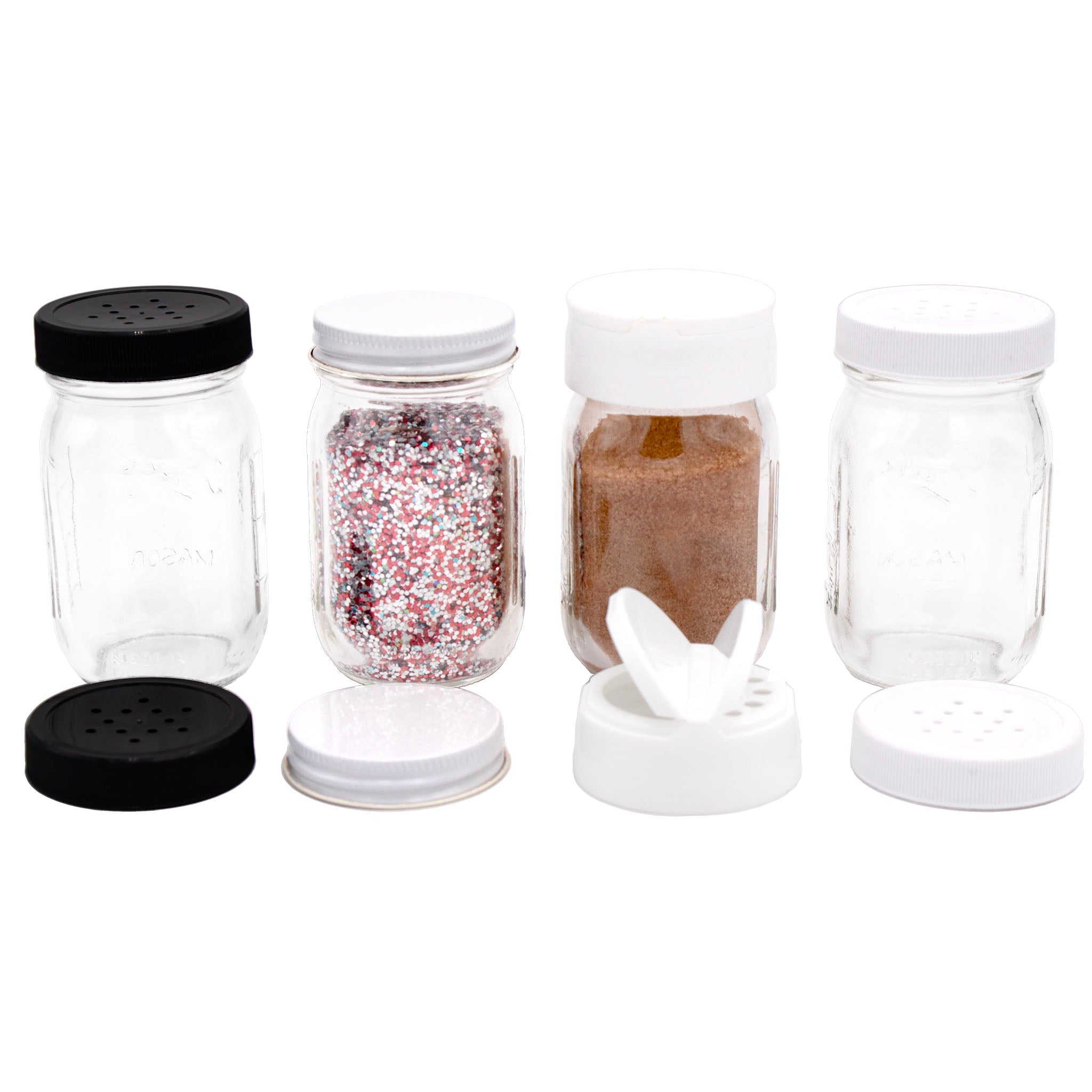 4oz Mini Ball Jar Storage and Spice Lids 4 Pack – Silicon Power Store (US)