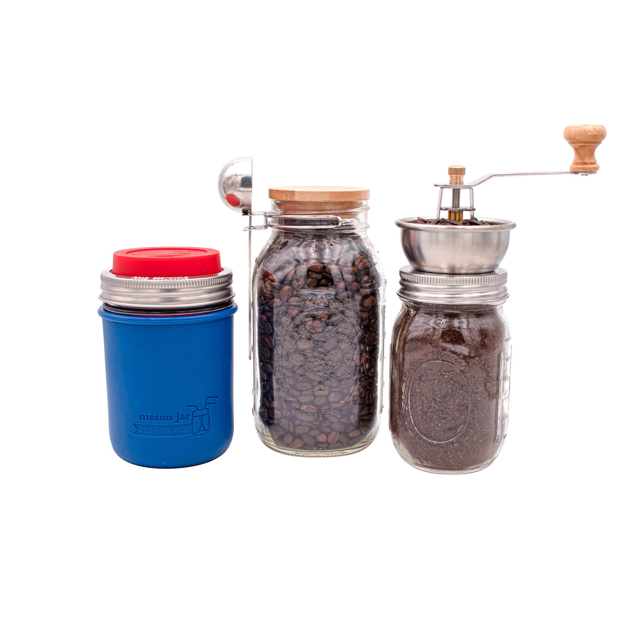 Coffee and Spice Grinder Lid for Mason Jars – Silicon Power Store (US)