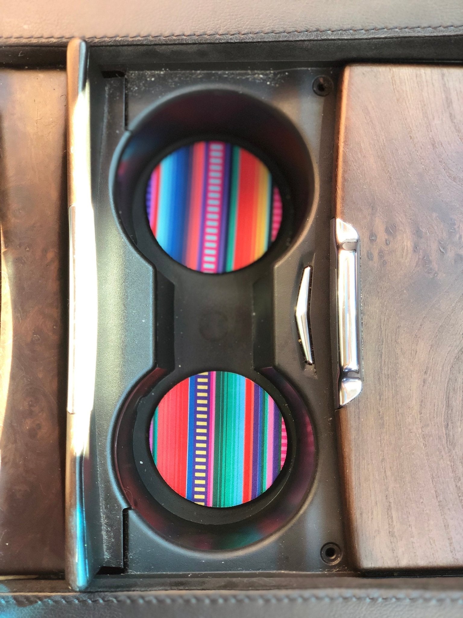 Serape Neoprene Car Coasters