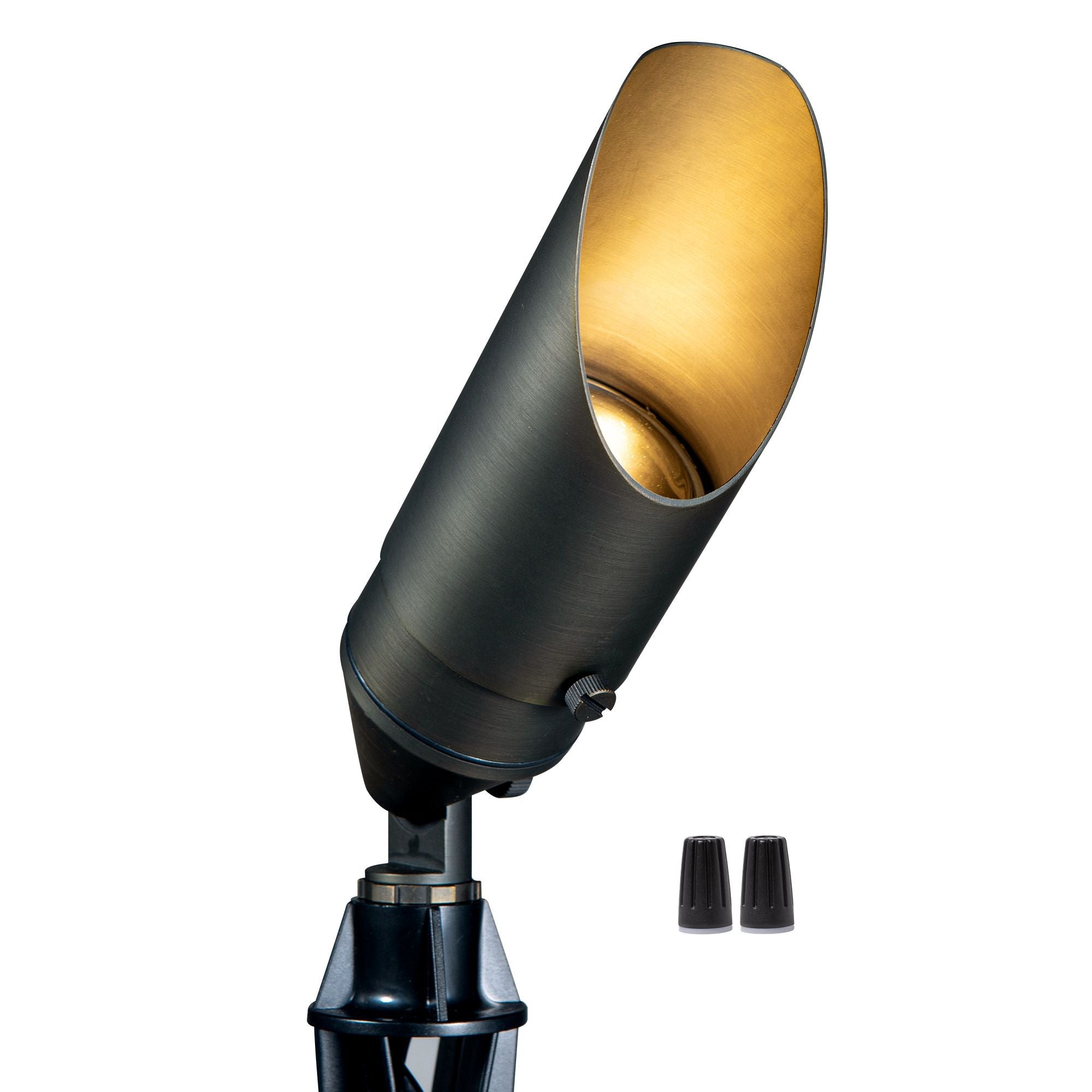 Gardenreet Stretchable Solid Brass Landscape Spotlight - Bronze/Black ...