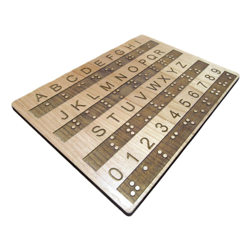 Tactile Braille Alphabet and Number Board with Raised Dots – Silicon ...