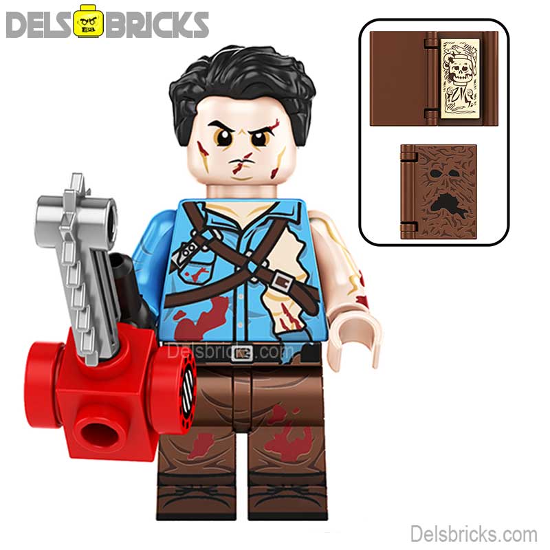 Ash from The Evil Dead Lego Horror Movie Minifigures Custom Toys NEW ...