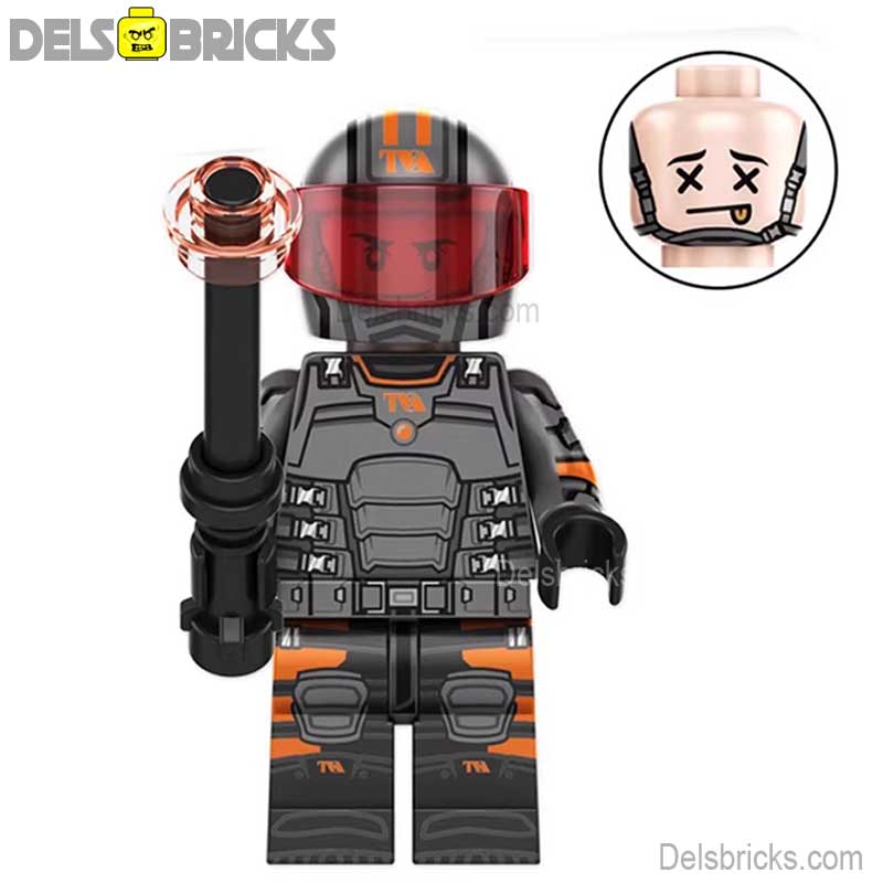 TVA Agent from Deadpool & Wolverine Movie Lego Minifigures Custom Toys ...