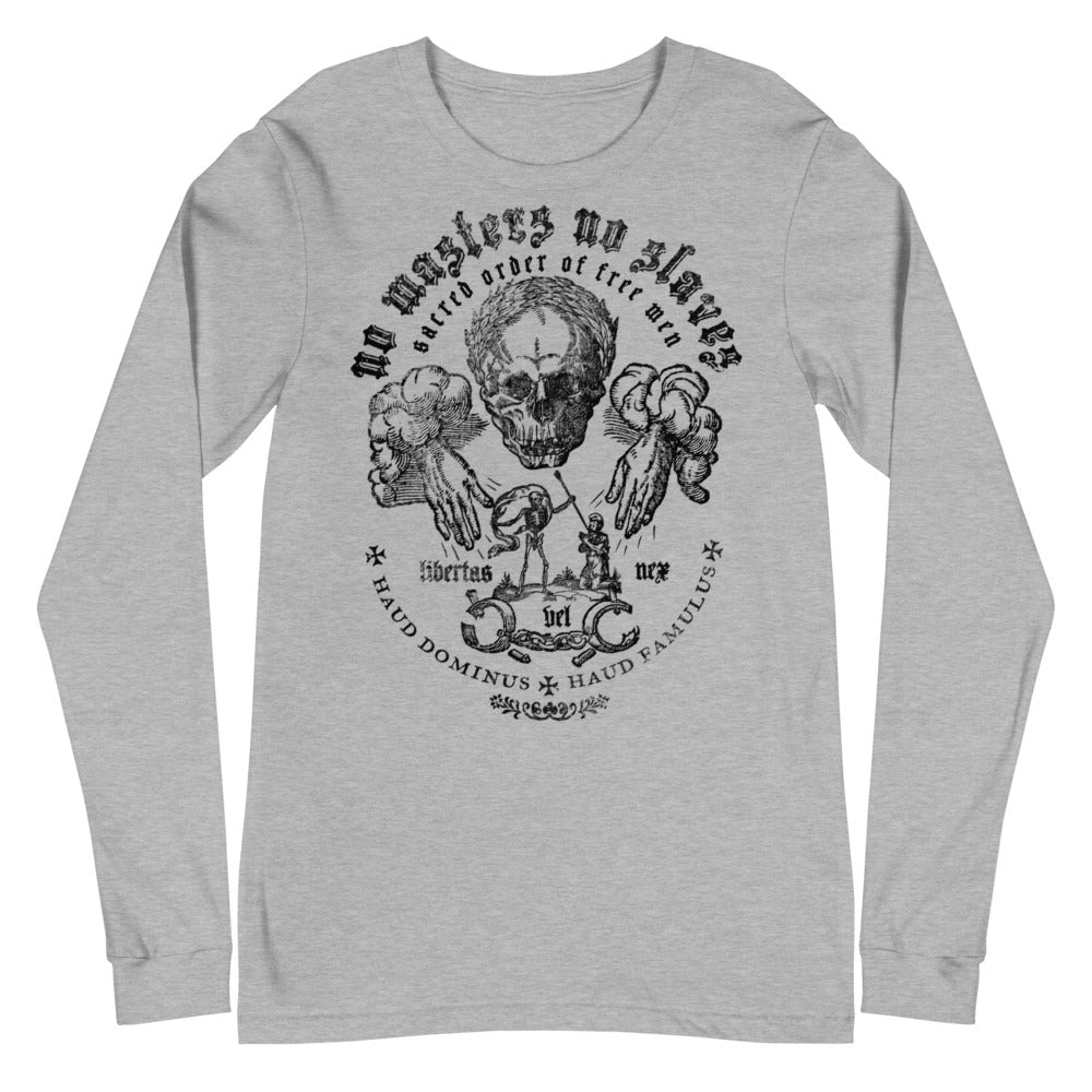 No Masters No Slaves Long Sleeve Graphic T-Shirt – Silicon Power Store (US)