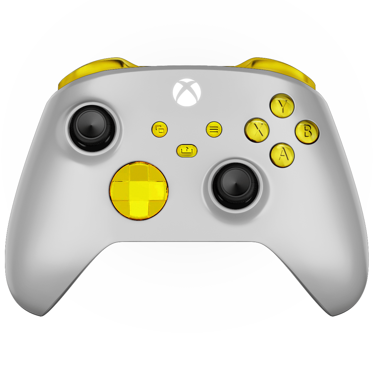 WHITE GOLD XBOX SERIES X CUSTOM MODDED CONTROLLER