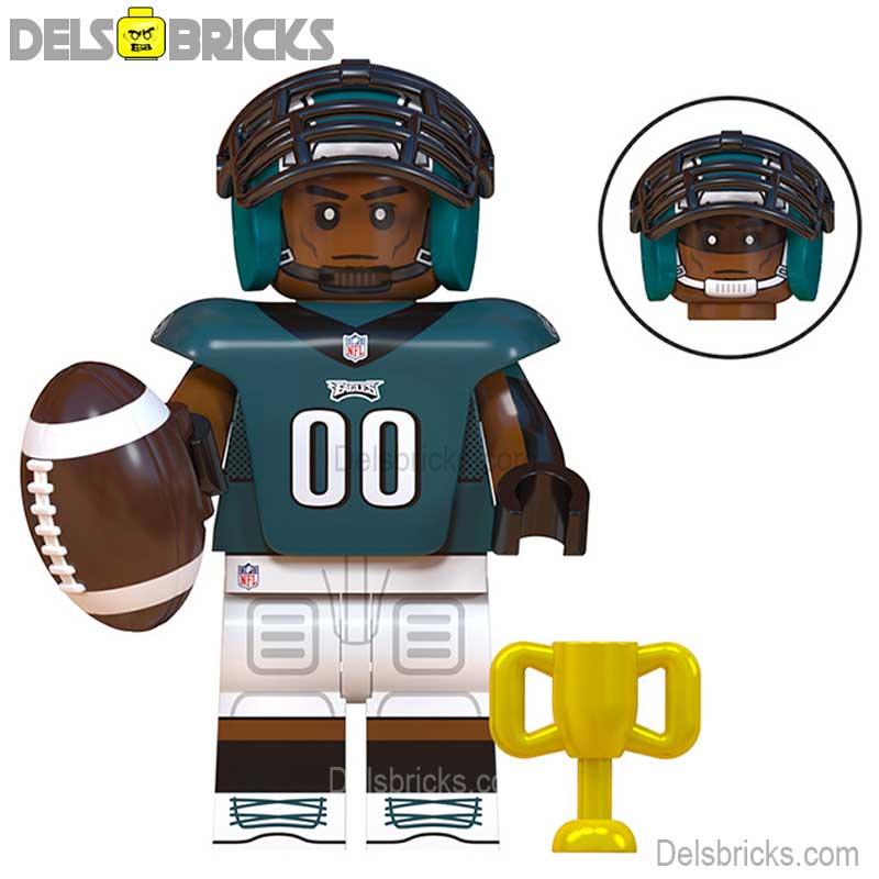 Philadelphia Eagles NFL Football Teams Lego Minifigures Custom Toys ...