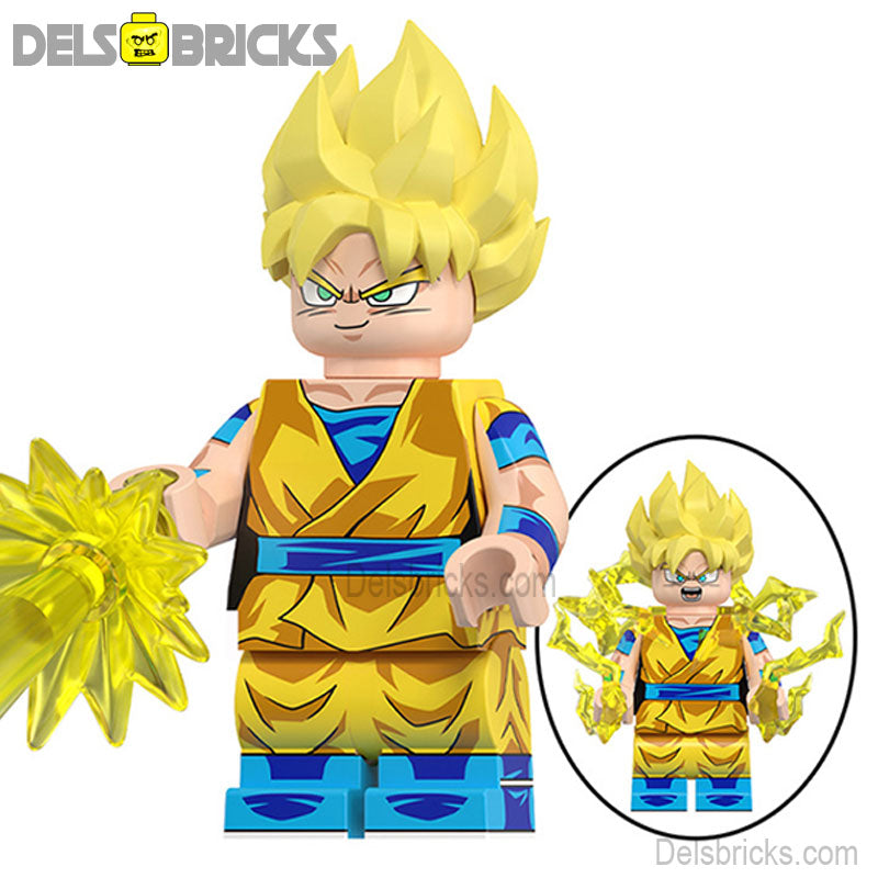 Son Goku Dragon Ball Z Super Lego Minifigures Best Custom Anime Toys Y ...