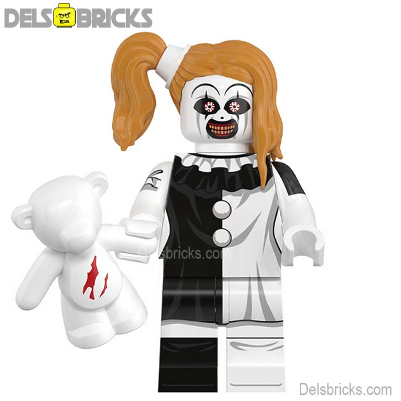Female Art The Clown (Pale Girl) Lego Horror Movie Minifigures Custom ...
